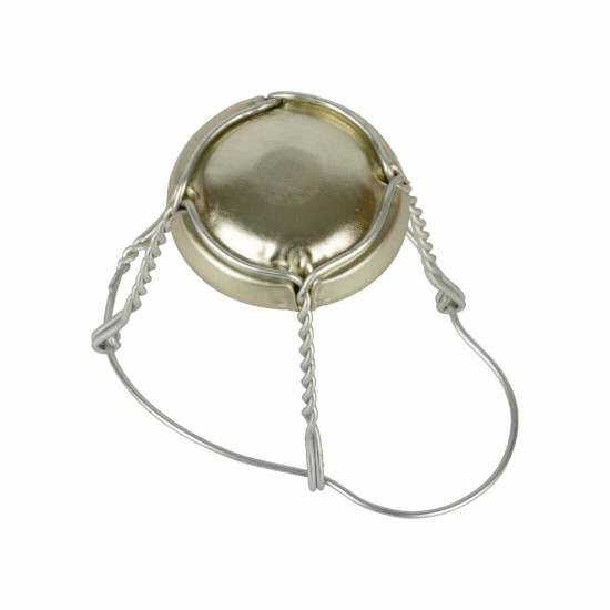 Champagne Wire Cage with Metal Cap (Single) [10717] - €0.20 : Home ...